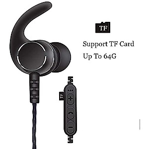 VIGROS ENC Noise Canceling Neckband Wireless Bluetooth 2 EQ Earbuds in-Ear Gaming Earphones, LED Light Fast Charge 70 Hours Play Headsets, Sweat Proof Ear-Hook Headphones Outdoor/Sports/Workout