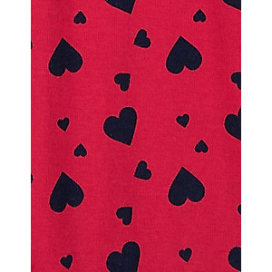 Leveret Kids Pajamas Baby Boys Girls Footed Pajamas Sleeper 100% Cotton (Navy Hearts, Size 12-18 Months)