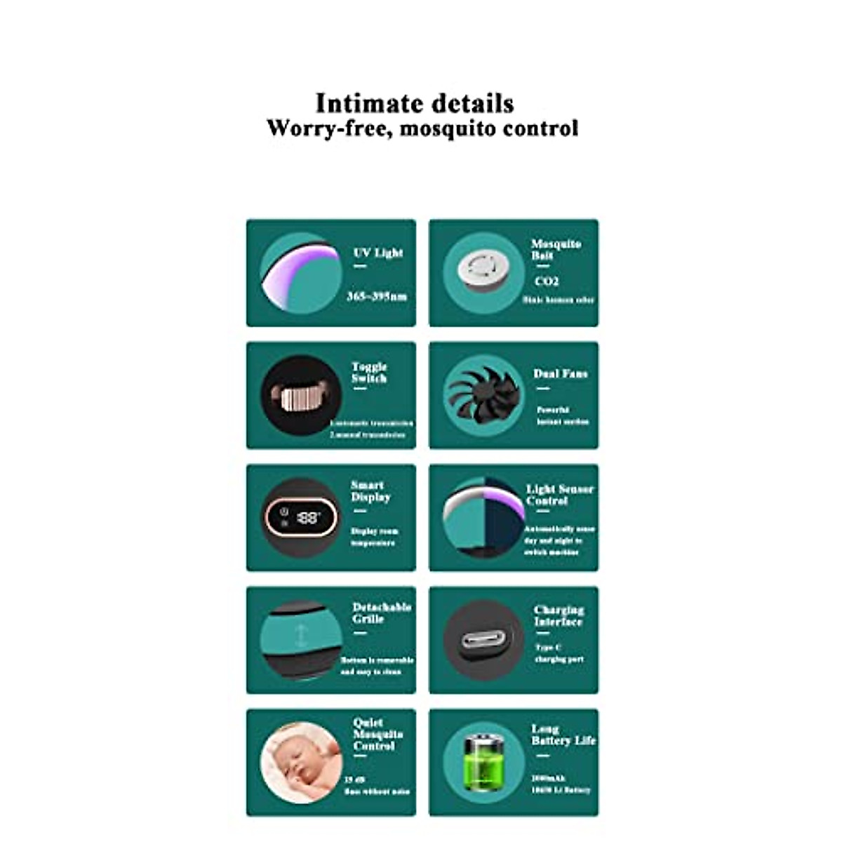 AL HUTAIB ENT Bug Zapper, Mosquito Zapper Round Circle Large Mosquito & Flying Insect Trap – Kills Mosquitoes, Flies, Wasps, Gnats, & Other Flying Insects – Protects up to 1 Acre