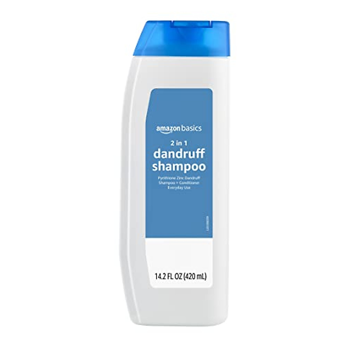 Amazon Basics 2-in-1 Dandruff Shampoo & Conditioner, Gentle and pH Balanced, 14.2 Fluid Ounces, 1-Pack (Previously Solimo)