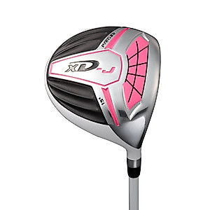 Left Handed Pink Junior Golf Club Set for Age 9 to 12