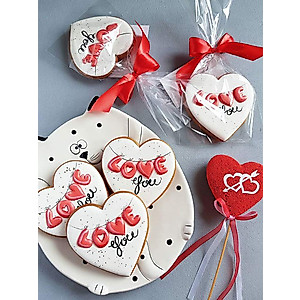 Heart Cookie Cutter Set - 5 Piece - 4", 3 2/5", 2 3/4", 2 1/5", 1 5/8", Heart Shaped Biscuit Cutters