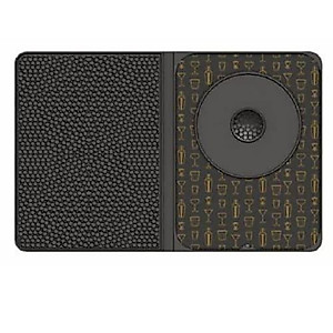 Talisman Designs Original Multi-Use Cocktail Bar Mat for Countertop | 9 x 12 | Black | Versatile Bar Spill Mat | Slice & Prep Cutting Board | Non-Slip Work Surface | Home Bar Accessory