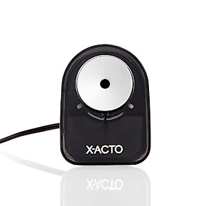 X-ACTO Electric Pencil Sharpener | XLR Heavy Duty Electric Pencil Sharpener, Quiet Motor, Pencil Saver Technology, Auto-Reset and Safe Start