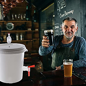 3 Pack Bucket Spigot 5 Gallon Bucket Spigot Plastic Bottling Bucket Spigot Tap Faucet Plastic Spigot for 5 Gallon Bucket Homebrew Wine Making Beer Brewing Bottling Bucket Fermenter Bucket