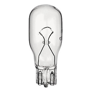 10 Pack 18 Watt T5 Wedge Base 12 Volt 20000 Hour Clear Xenon Lightbulb, Yellow