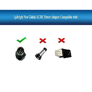 UpBright 4Pin 19V AC/DC Adapter Compatible with Getac V200X V200 G2 M220 A790 X500 A770 M230N CA27 Toughbook Laptop Notebook PC FSP FSP090-DMBB1 9NA0900510 19VDC 4.74A 90W Power Supply Battery Charger