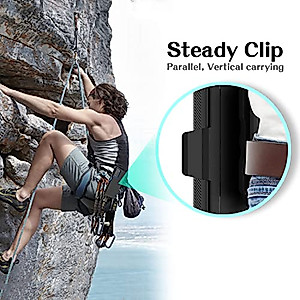 Leptech for Samsung Galaxy A03S Phone Case with Tempered Glass Screen Protector, [Holster Series] Belt Clip Hard Tough Full Heavy Duty Rugged Military Shockproof Armor Cell Phone Cover  (Black)