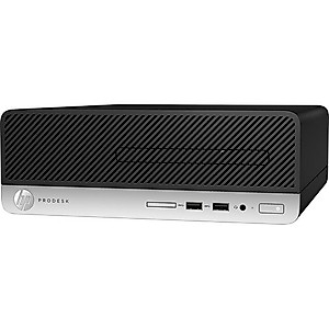 HP ProDesk 400 G4 Desktop Small Form Factor Business PC, Intel Quad-Core i5-6500 up to 3.6G,8G DDR4,240G SSD,VGA,DP,Win 10 Pro 64 bit-Multi-Language Support English/Spanish (Renewed)