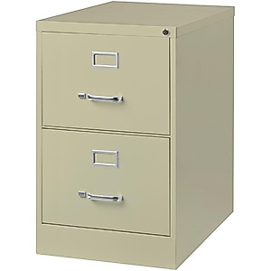 Scranton & Co 2 Drawer Legal File Cabinet in Putty