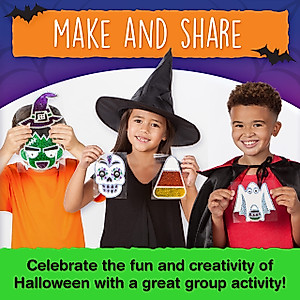 Creativity for Kids Halloween Window Art - Halloween Crafts, Make Your Own Halloween Window Clings
