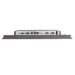 HUNSN 17 Inch TFT SXGA LED IP65 Industrial Panel PC, 10 Point Projected Capacitive Touch Screen, Intel J1800, Windows 11 or Linux Ubuntu, PW22, VGA, 4 x USB, LAN, 3 x COM, 8G RAM, 128G SSD