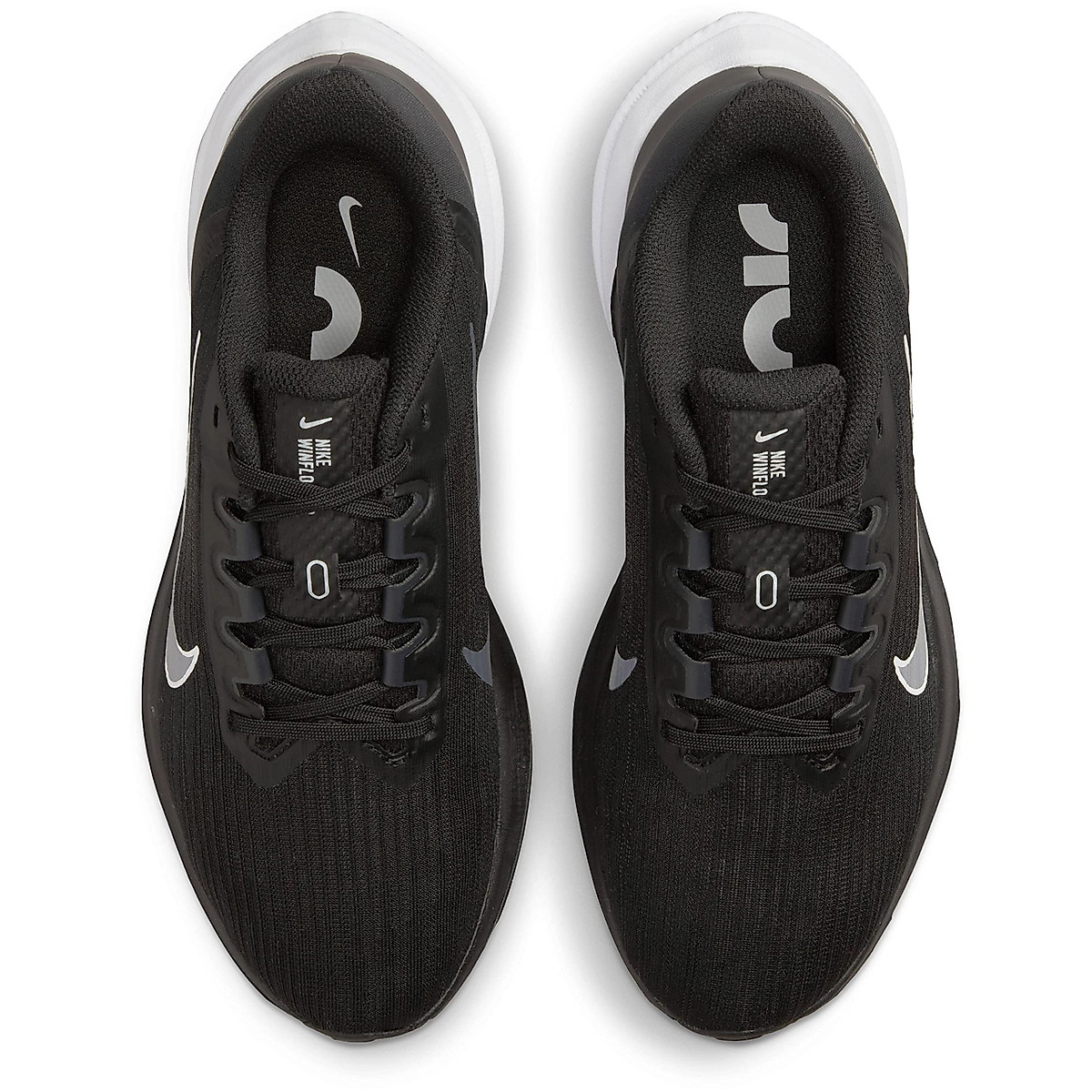 Nike Women's Air Winflo 9 Running Shoes, Black/White-Dk Smokey Grey, 8.5 M US