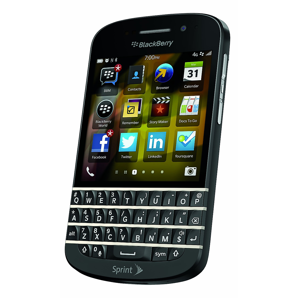BlackBerry Q10, Black 16GB (Sprint)