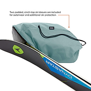 Thule Roundtrip Ski Roller Bag, Dark Slate , 192cm