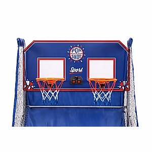 Pop-A-Shot Official Dual Shot Sport Arcade Basketball Game (Blue)