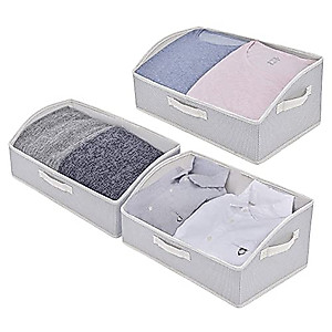 GRANNY SAYS Bundle of 3-Pack Trapezoid Storage Bins & 3-Pack Rectangle Storage Bins