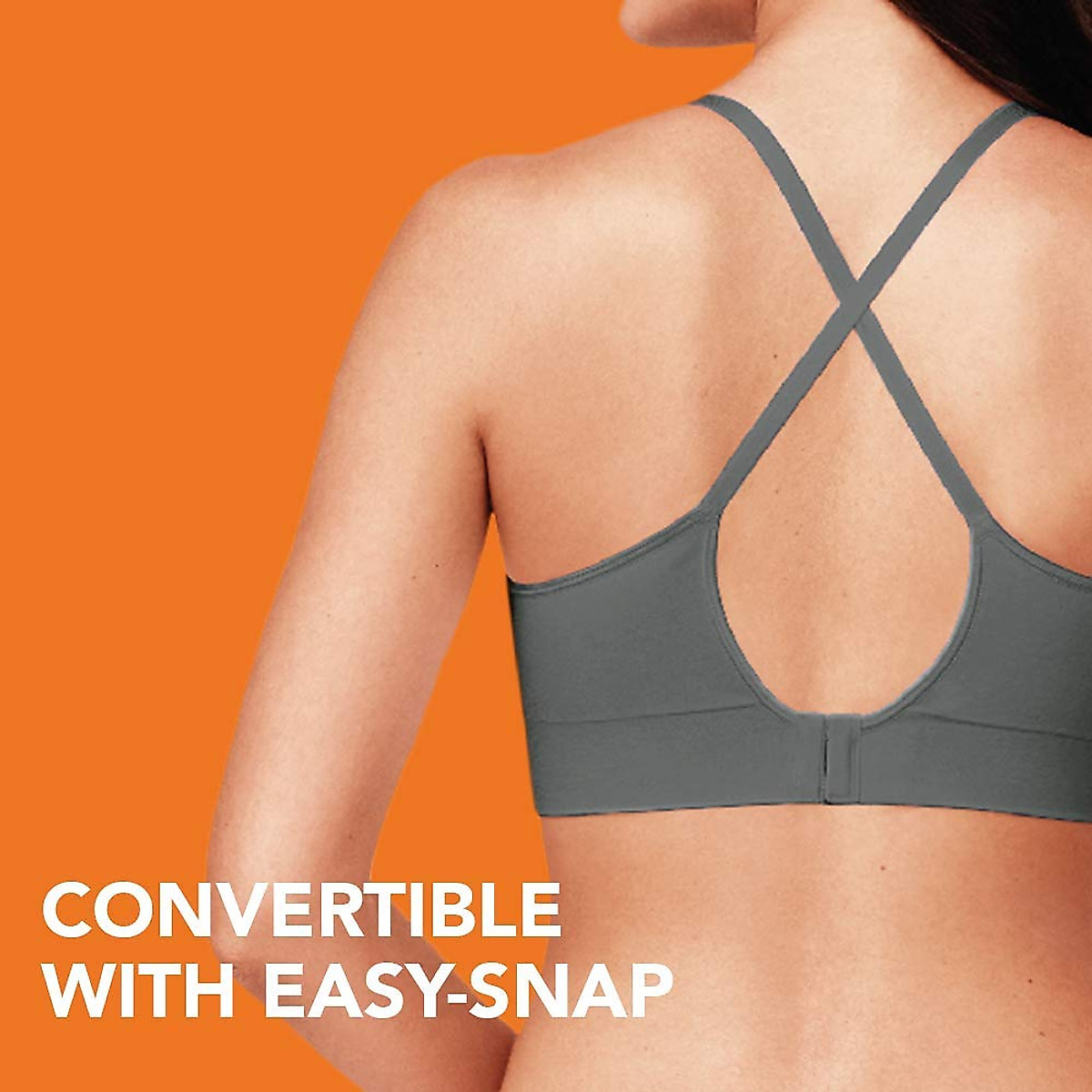 Warner's womens Easy Does It Dig-free Comfort Band With Seamless Stretch Wireless Lightly Lined Convertible Comfort Bra, Butterscotch, Small US
