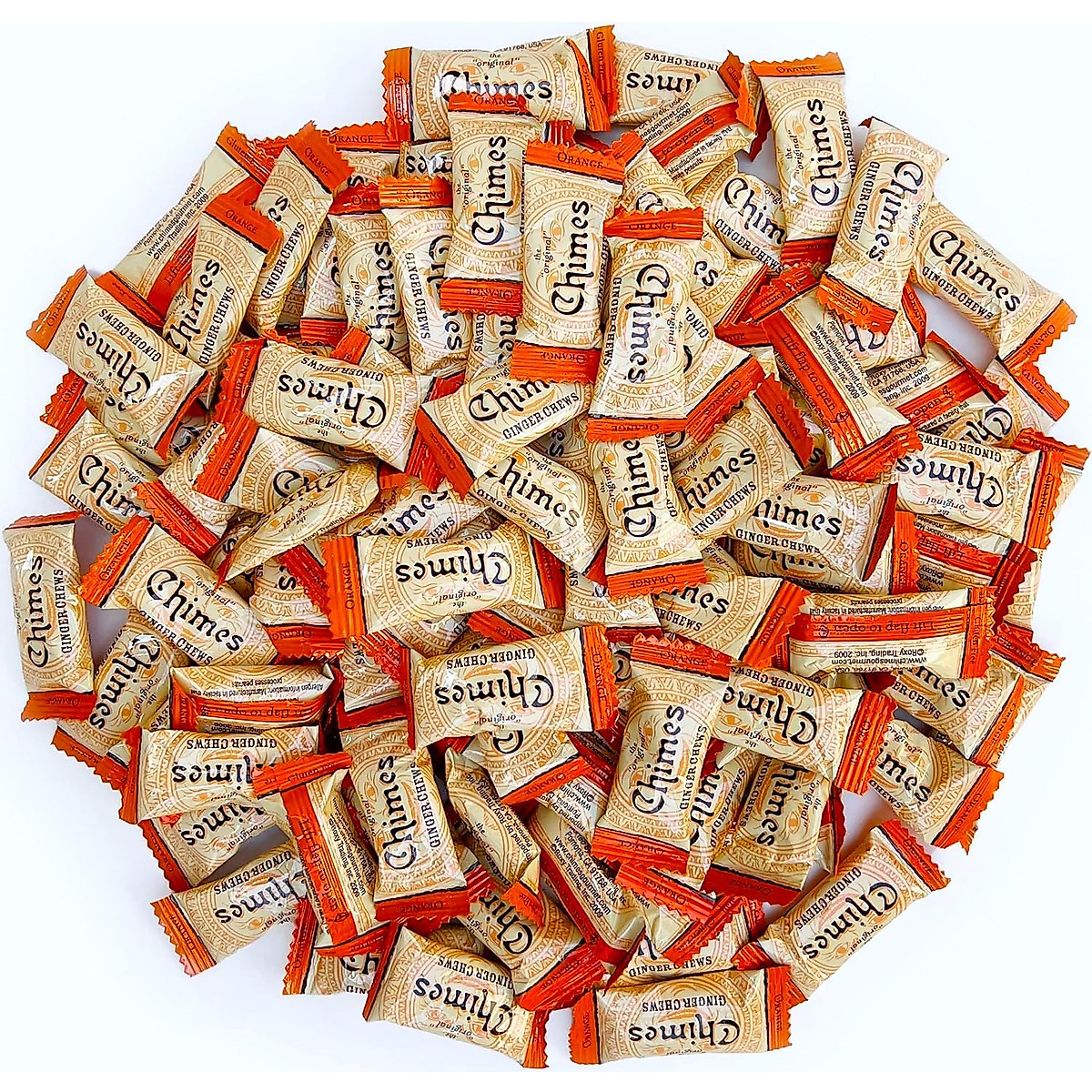Chimes Orange Ginger Chews, 16 Ounce (Pack of 1)