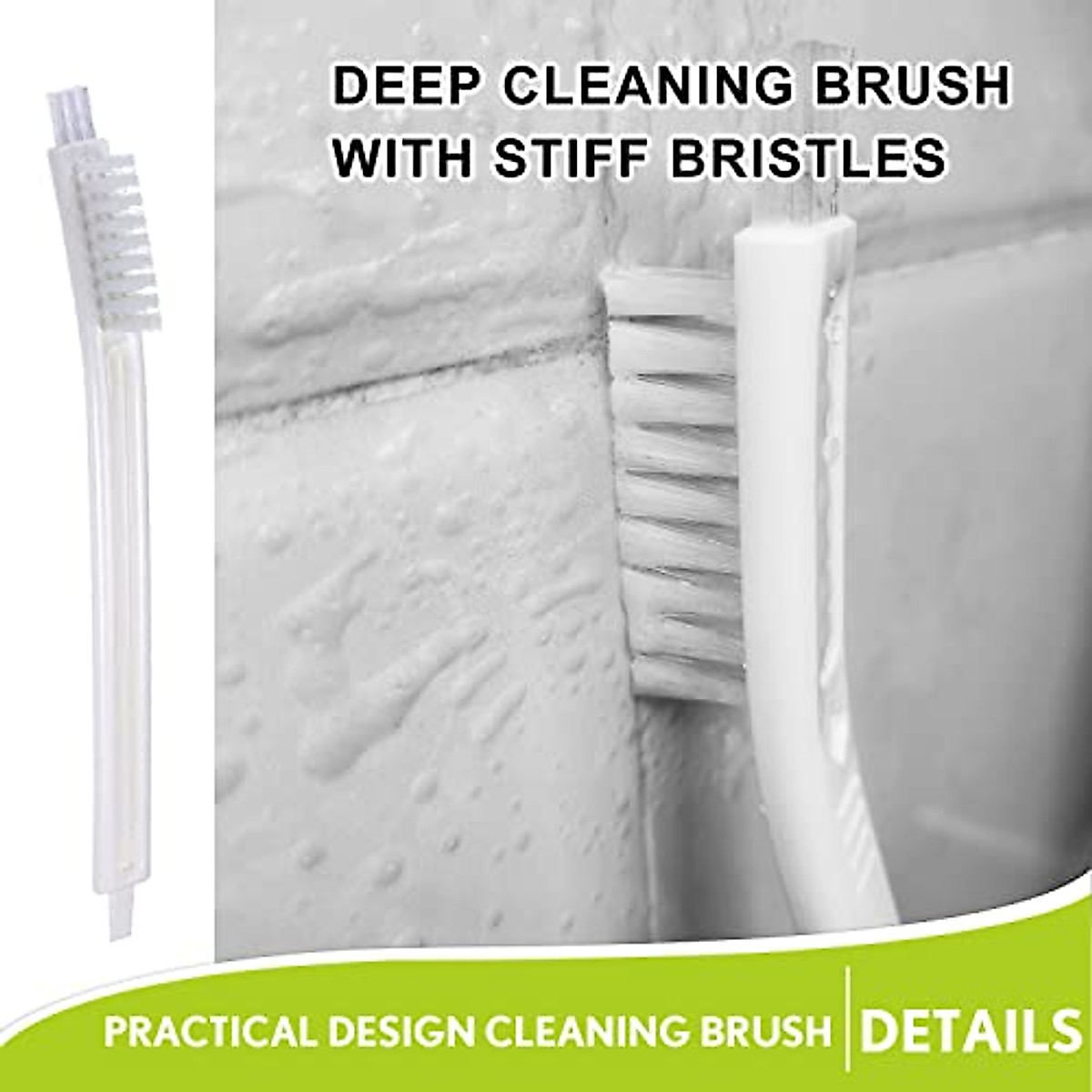 Small Scrub Brushes for Cleaning,Crevice Cleaning Tool Set for Track Juicer Toaster Sink Tile Grout Grater Seafood,Detailing Cleaning Supplies Gadgets for Kitchen Appliances