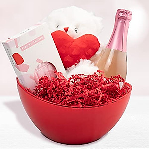 MagicWater Supply Crinkle Cut Paper Shred Filler (1/2 LB) for Gift Wrapping & Basket Filling - Red