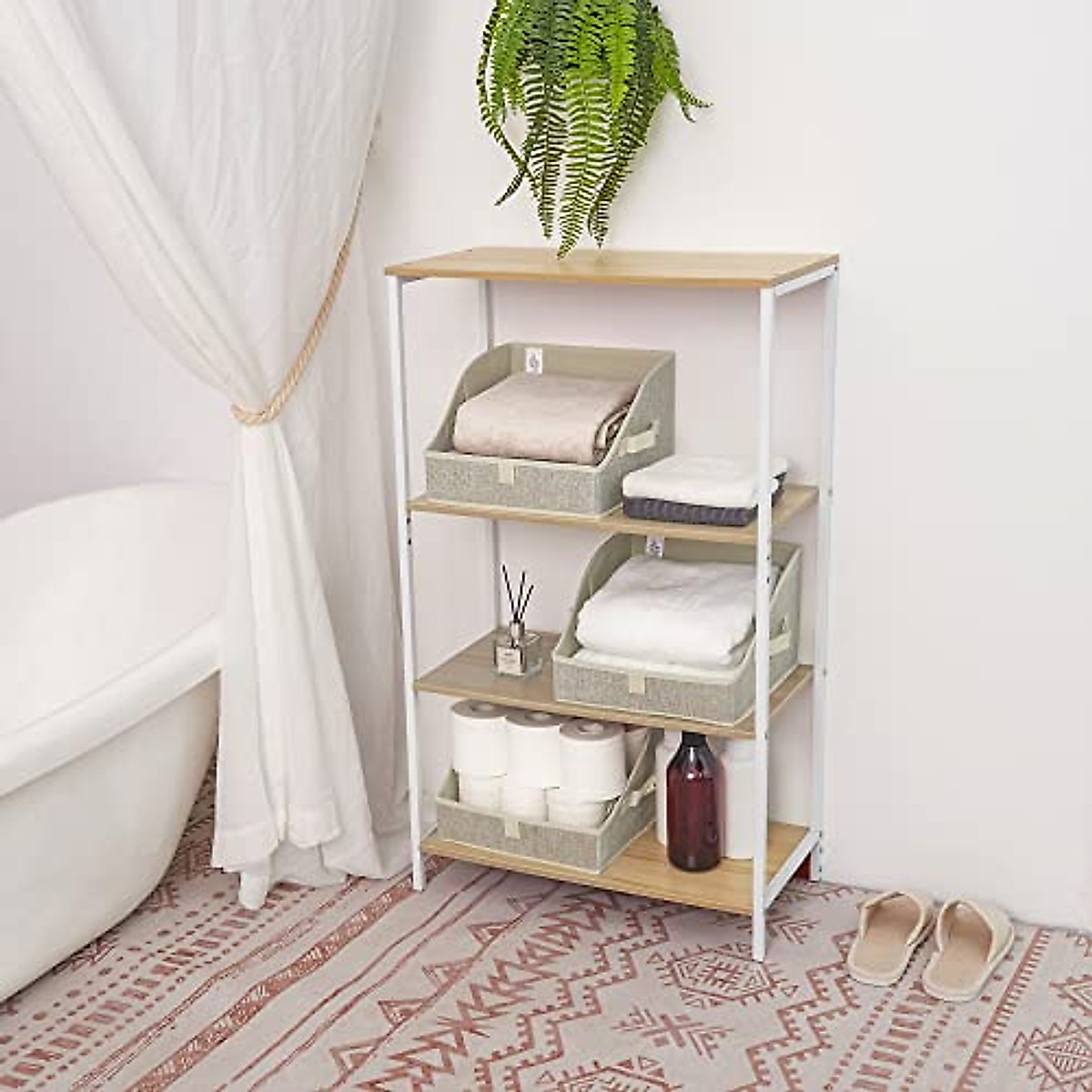 GRANNY SAYS Bundle of 3-Pack Trapezoid Storage Bins & 3-Pack Trapezoid Storage Bins