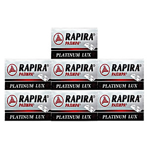 35 Rapira Platinum Lux Double Edge Razor Blades