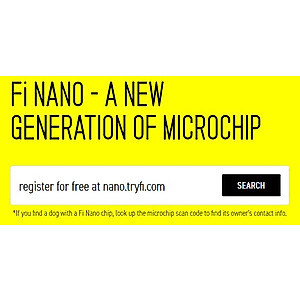 Fi Nano Microchip for Dogs - 1-Pack - Free Lifetime Registration - Universally Scannable - Small Size…