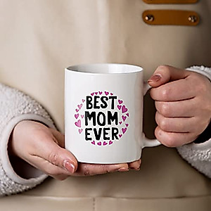 GBHOME Sublimation Mugs Blank, 12 OZ White Ceramic Sublimation Cups, Bulk Mugs for Coffee, Milk, Latte, Hot Cocoa, Set of 6