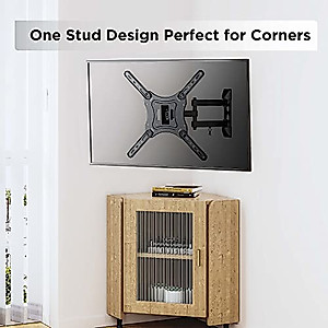 ProHT Articulating TV Wall Mount TV Stand(05416) Full Motion for Most 23”- 55” 3D LED, LCD TVs and Screens, +15°~ -15°Tilt; +90°~ -90° Swivel, VESA up to 400x400,Max Load 66lbs