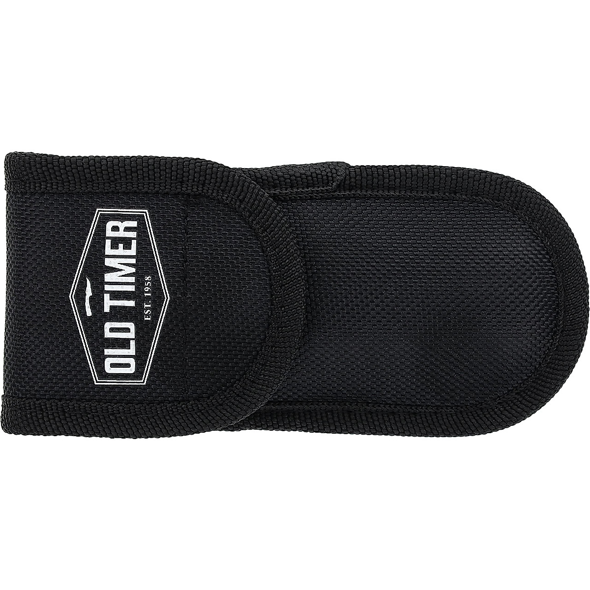 Old Timer 6OT Golden Bear Traditional Lockback Pocket Knife with 3.9in High Carbon Stainless Steel Clip Point Blade, Sawcut Handle, and Lanyard Hole for Hunting, Whittling, Camping, EDC, and Outdoors