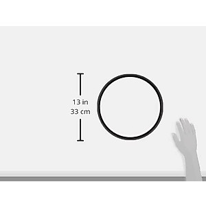 Gaiam Yoga Wheel - Multi-Purpose Yoga Prop & Back Stretcher - Assists with Flexibility, Releasing Tension in Back, Chest, and Spine - Textured Non-Slip Surface, Durable Core - 5"W x 12" Diameter