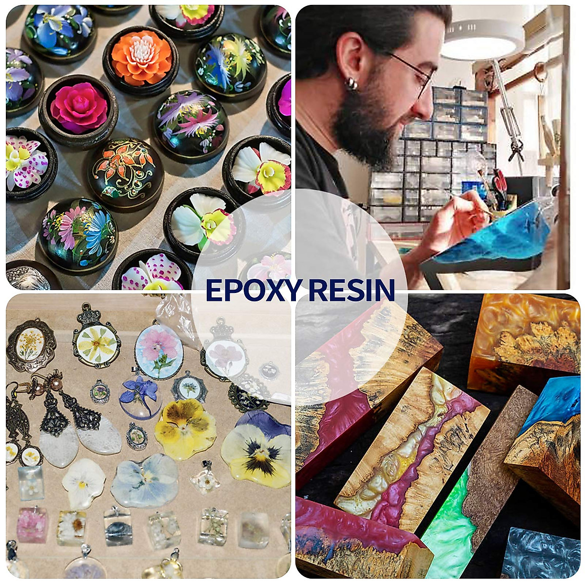 Mica-Powder-Pigment-Epoxy-Resin-Dye for Lip Gloss Base, Soap Making, Bath Bomb, Candle, 30 Cosmetic Grade Colors Glitter Colorant Kit by Startso World