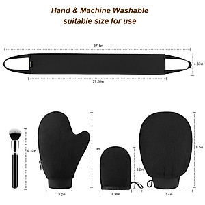 CeleCily Self Tanning Mitt Applicator Kit Tanning Mitts Self Tanner Applicator Set Self Tanning Glove for Self Tan Mitt Applicator Kit, Back Tanning Applicator,Self Tanner Mitt Applicator Tanning Kit
