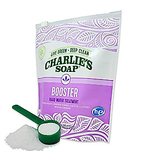 Charlie's Soap Booster & Hard Water Treatment 160 Loads (2.64 Lbs, 1 Pack) Natural Powdered Water Softener and Laundry Booster – Safe and Effective
