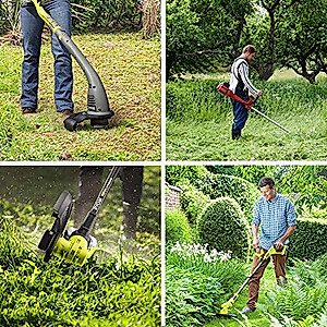 AC14RL3A 0.065" Autofeed String Trimmer Replacement Spool Line Compatible with Ryobi One+ AC14RL3A 18V, 24V,40V Cordless Trimmers,10 Pack (8 Replacement Spool, 2 Trimmer Cap),by LIYYOO