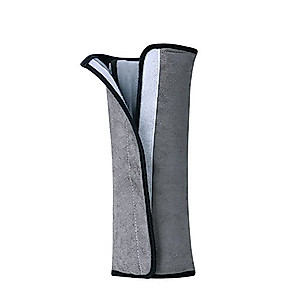 Auto Seat Belt Pillow Car Safety Belt Protect,Shoulder Pad,Adjust Vehicle Seat Belt Cushion for Children,Kids Seatbelt Pillow 2 Packs (Gray,Blue)