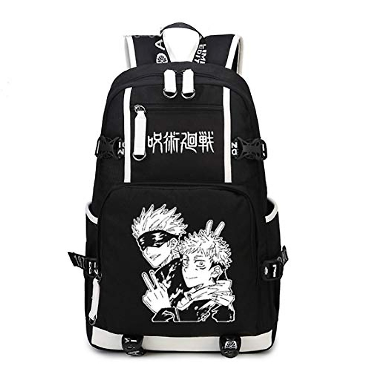 GO2COSY Anime Jujutsu Kaisen Backpack Daypack Student Bag School Bag Bookbag Shoulder Bag