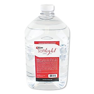 Sterno Soft Light Liquid Wax Lamp Oil, Clear, Gallon, 4 per Carton (STE30644)