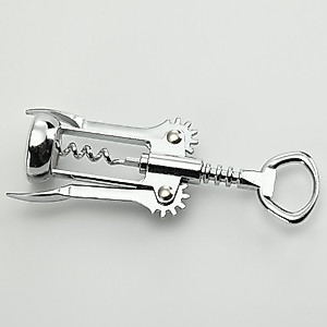 Wing Corkscrew Wine Opener by HQY - Premium All-in-one Wine Corkscrew and Bottle Opener - Risk Free Money-back!