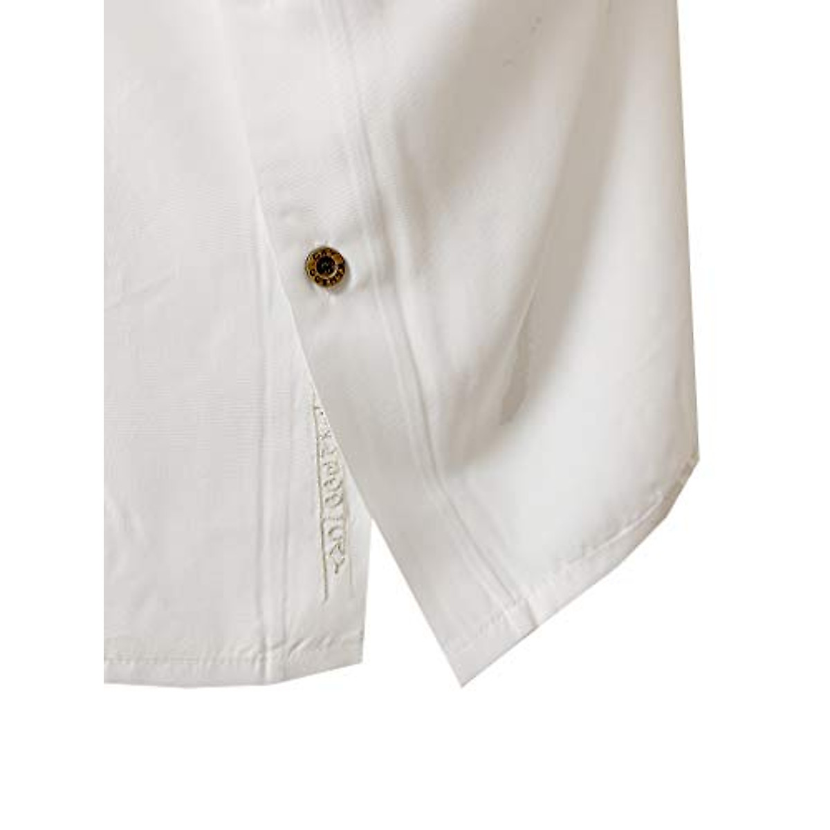 Bamboo Cay Mens Short Sleeve Flying Parrots Tropical Hawaiian Button Down Shirt (X-Large, Off White)