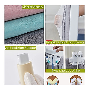 U/D Bed Rails for Toddlers/Kids - Extra Long and Tall Bed Rail for Twin, Full, Queen, King Size Mattress (71in(180cm))-1side