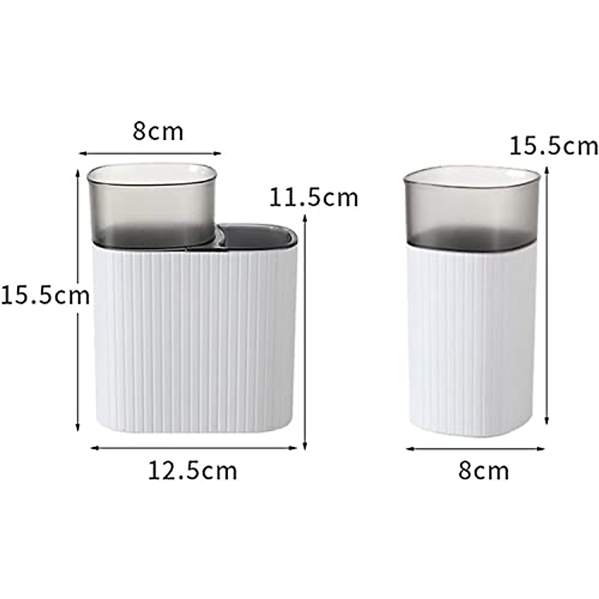 ceramic Utensil Caddy Double Layer Chopsticks Cage Multifunction Tableware Storage Shelf Knives Spoon Cutlery Drain Rack Organizer Kitchen Accessories Pen Holder chopstick holder (Color : Whitea)