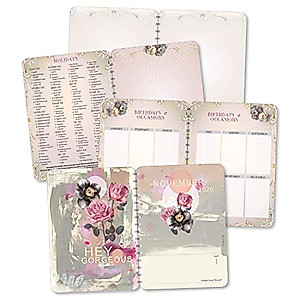 PAPAYA 2021 On-the-Go Weekly Planner: 17-Month Calendar with Pocket (Aug 2020 - Dec 2021, 5" x 7" closed): Fierce