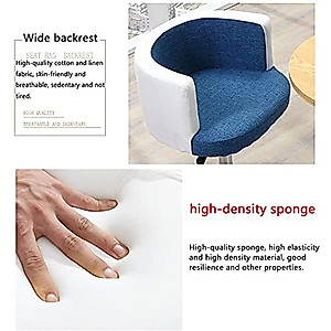 Conference Reception Room Coffee Table with Chair, Dining Room Furniture Chair Lift Cloth 65cm Round Table Cafe Balcony Hotel European Modern Office (Color : Gray White) (Color : Blue White) (Green Wh