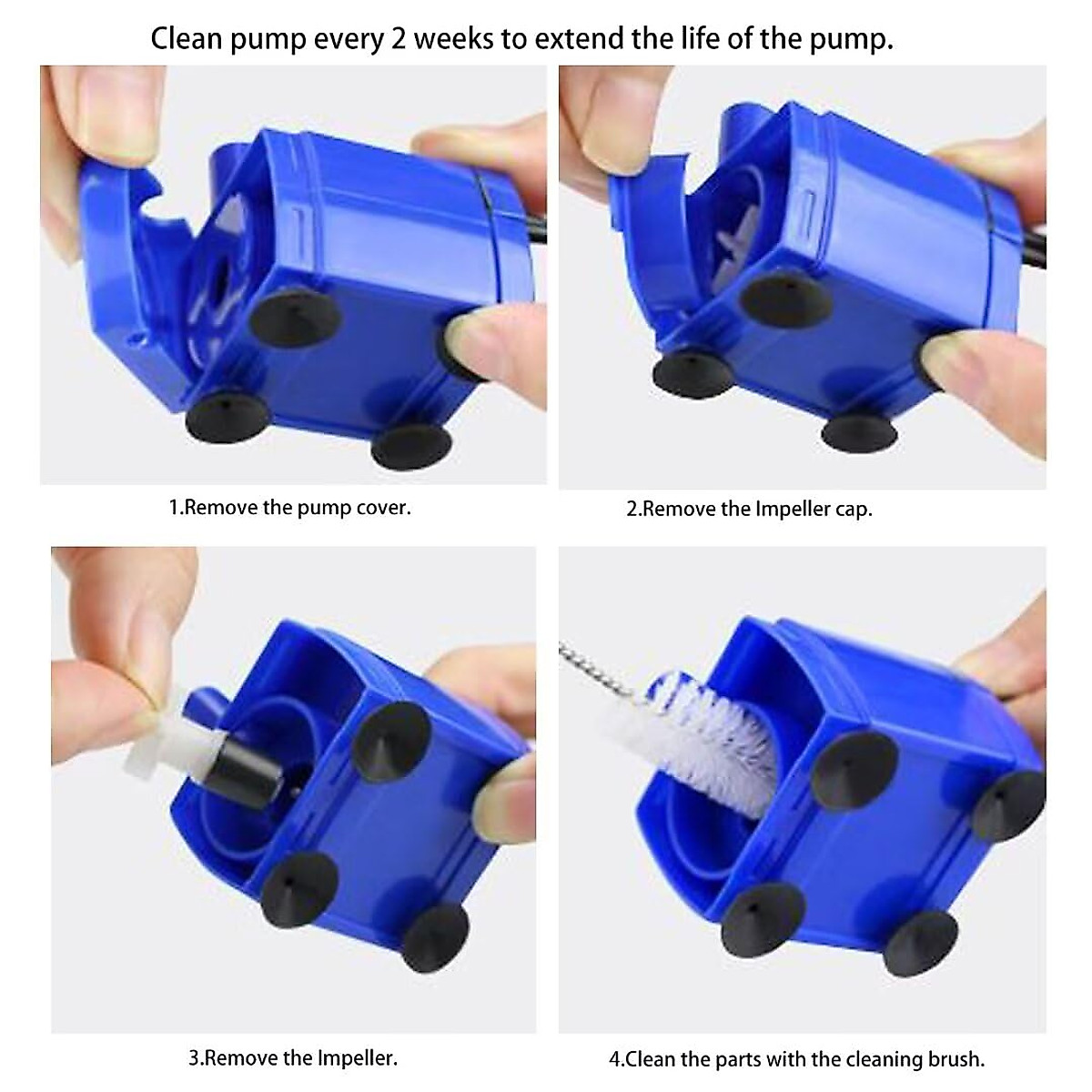 Cat Water Fountain Pump, Pet Water Fountain Pump Replacement Pump DR-DC160 Motor for for Round, Cubic, Flower Cap Cat Fountain