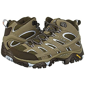 Merrell Women's Moab 2 MID Gore-TEX Hiking Boot, Brindle, 8