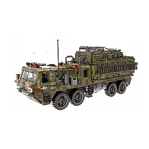 General Jim's Military Brick Building Set - WW2 Military Scorpion Heavy Missile Truck Vehicle for World War 2, History and Building Blocks Enthusiasts Including Teens and Adults