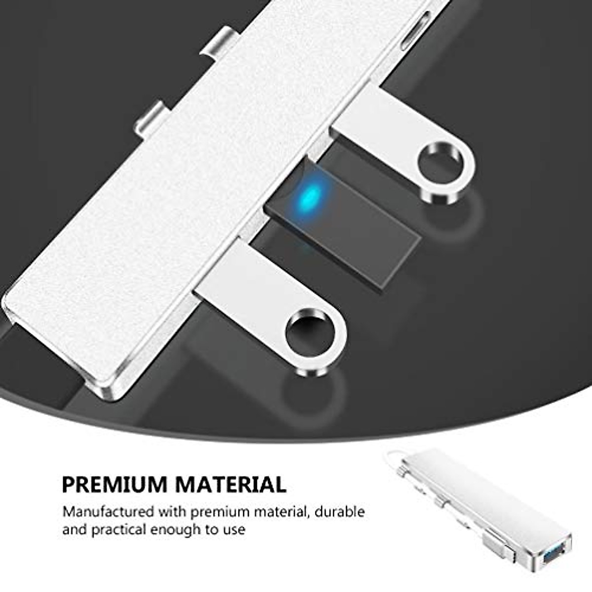 1pc 4 hub USB splitter for laptop flash drive data cable USB cables Reader computers laptops charger splitter adapter Docking computer data cable portable video Stainless steel