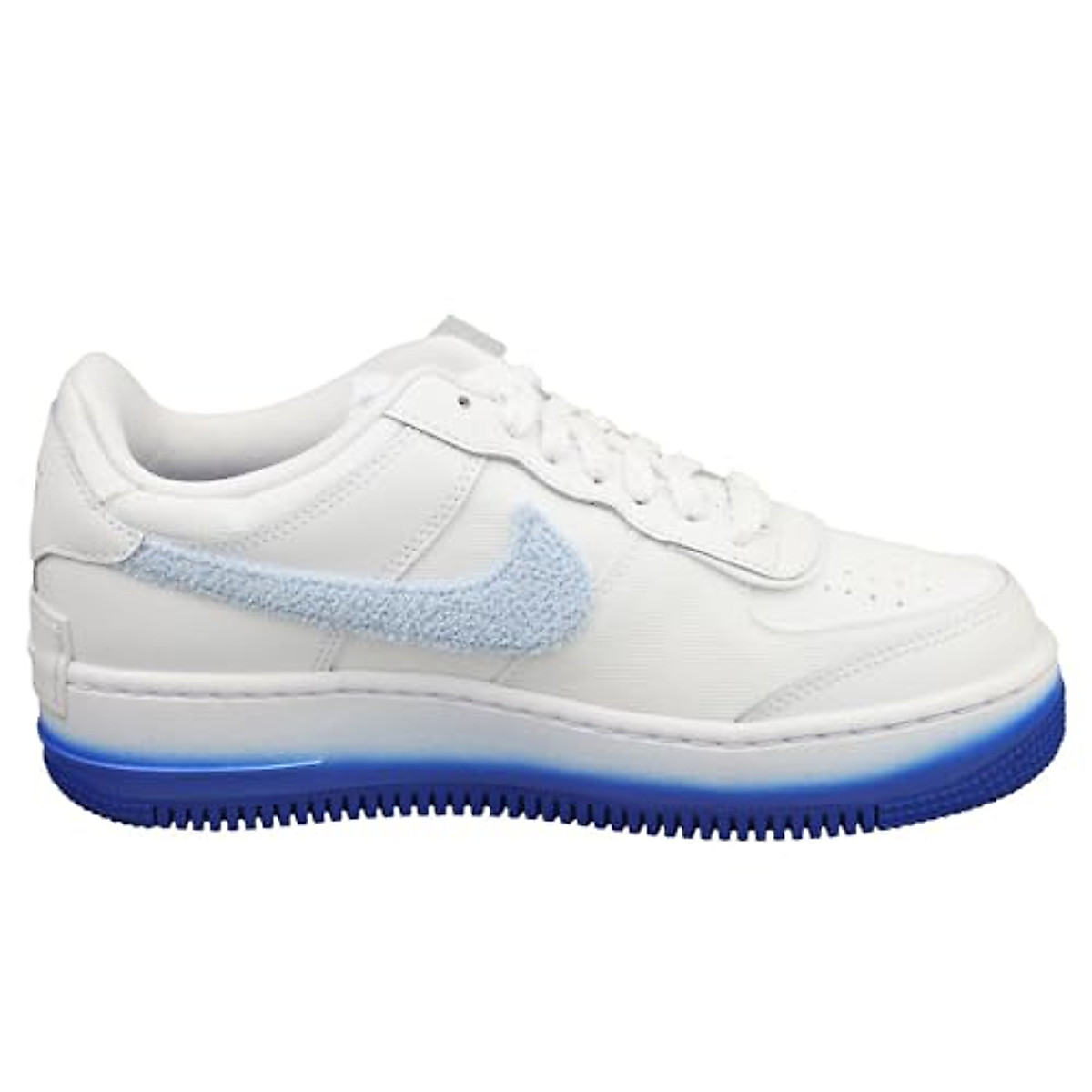 Nike Women's Air Force 1 Shadow White/Royal Tint-Racer Blue (FJ4567 100) - 8